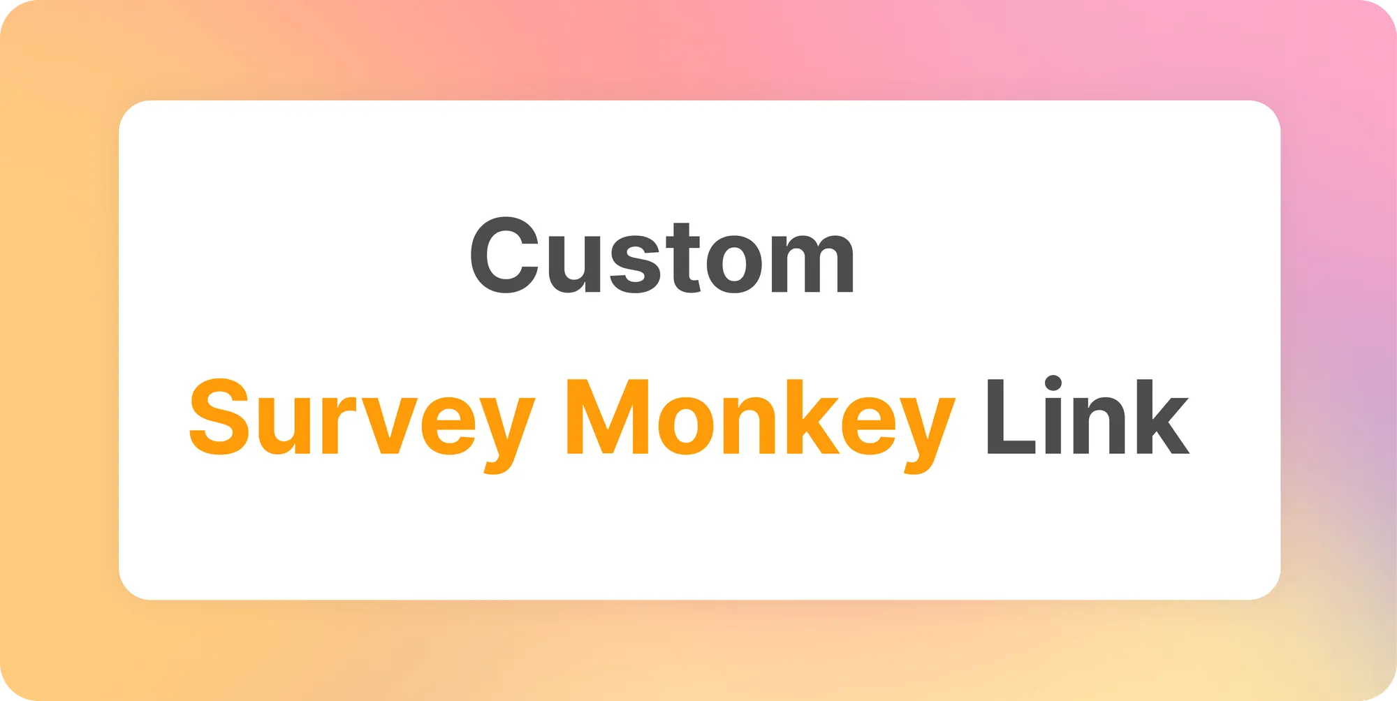How To Customize Your Jotform Link 